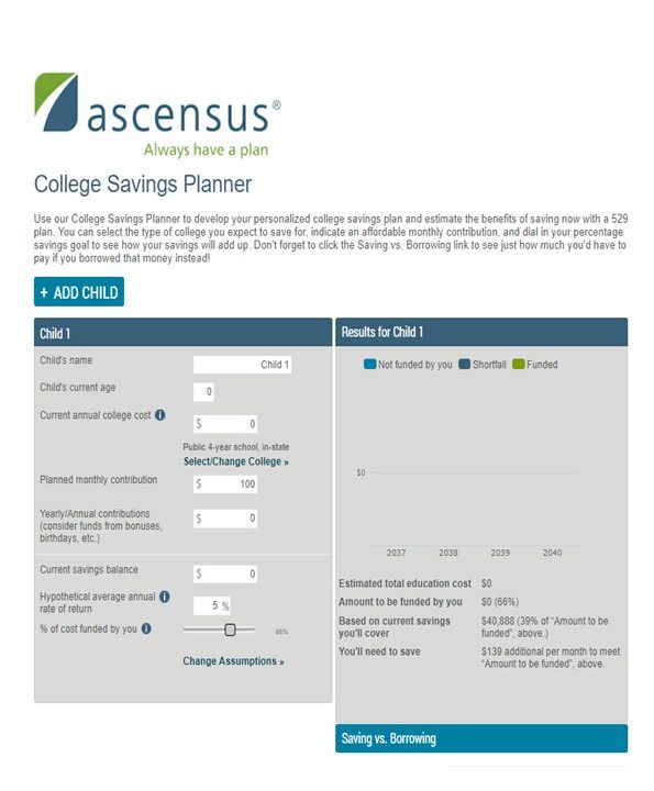 ascensus calculator – Workman & Associates